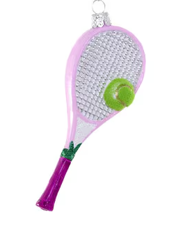 Tennis Racket Ornament Lavender – Oxford Exchange