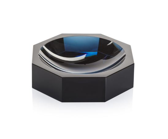 Blue Crystal Octagon Bowl – Oxford Exchange Retail